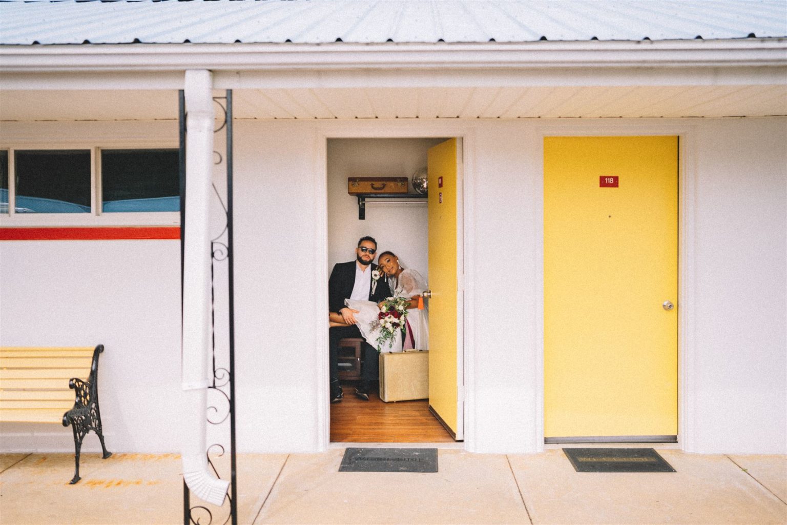 Unique Alabama Motel Elopement Styled Shoot